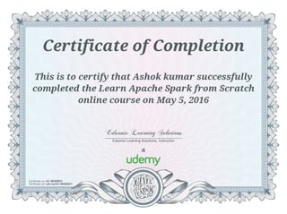 Learn Apache Spark | PPT