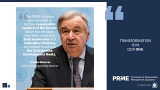 Principles for responsible Management education .pptx