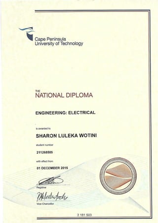 National Diploma[1] | PDF