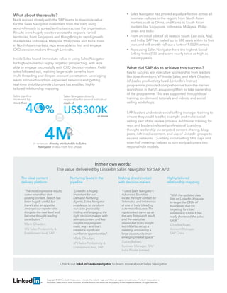 SAP Sales Navigator Case Study | PDF