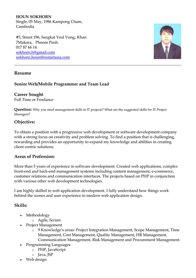 SokhornCV | PDF