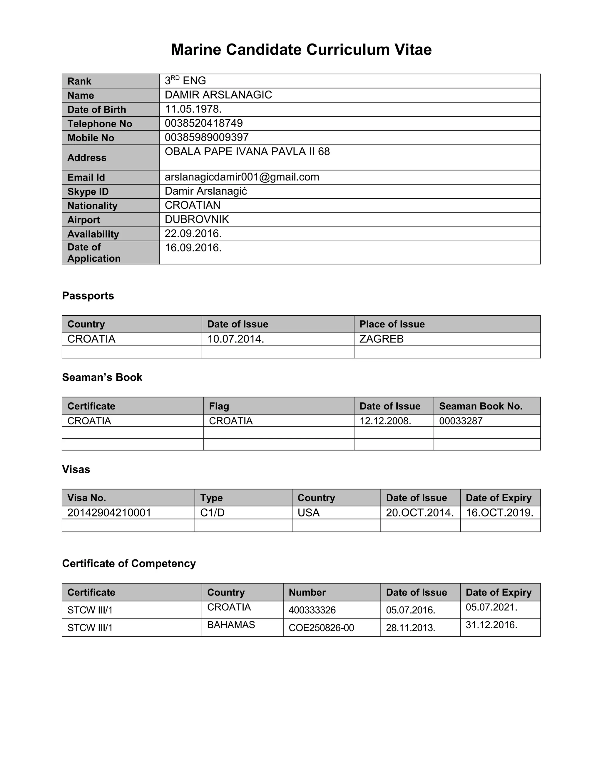 Faststream - Application Form | PDF