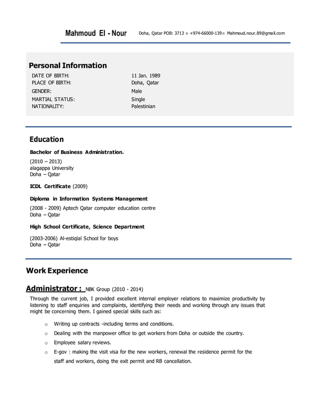 Mahmoud El Nour | DOCX | Operating Systems | Computer Software and Applications