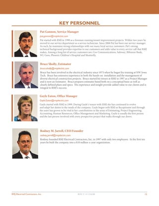 RMJElectrical 2015 Brochure | PDF | Construction Industry | Industries