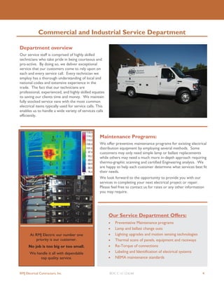 RMJElectrical 2015 Brochure | PDF | Construction Industry | Industries