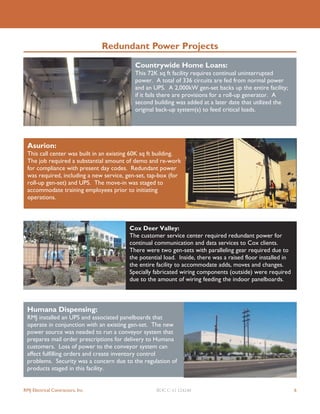 RMJElectrical 2015 Brochure | PDF | Construction Industry | Industries