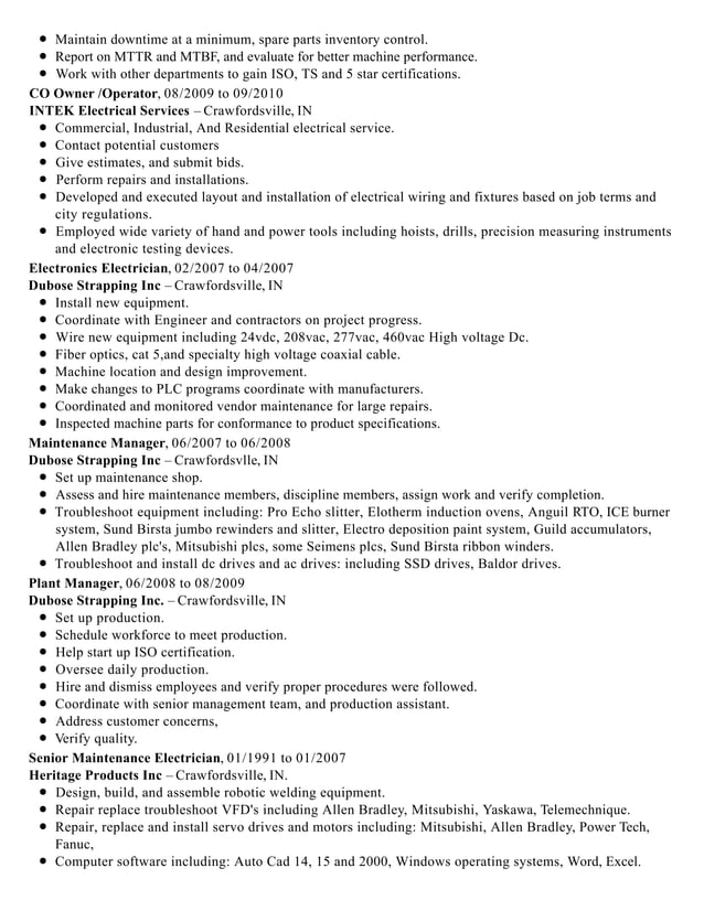 Mark T Davis Resume new2 | PDF | Manufacturing Industry | Industries