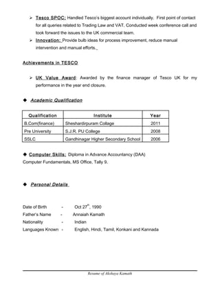 Akshaya Resume | DOC