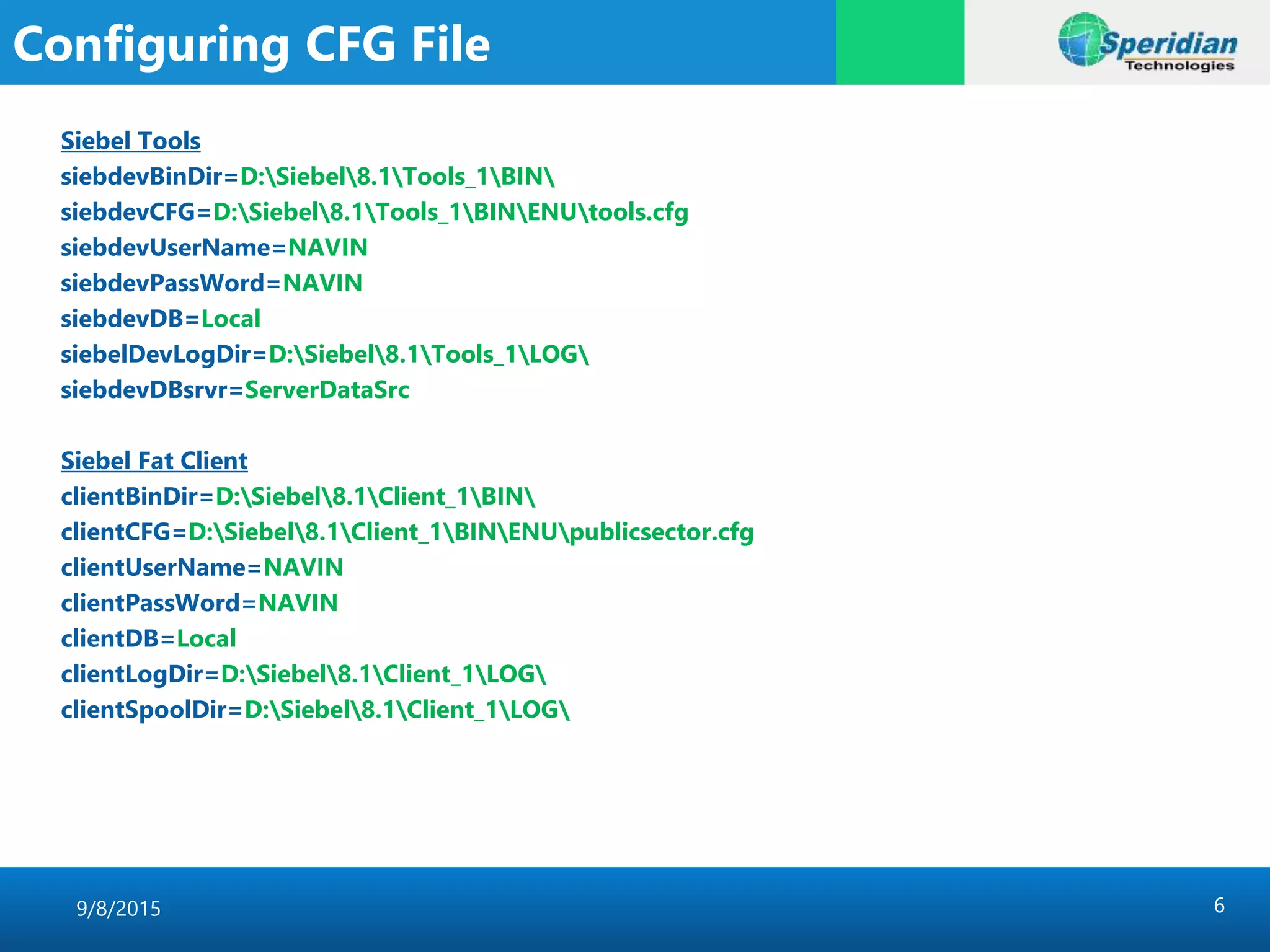 Presentation on Siebel Power Tools | PPTX