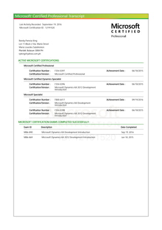 MB6-890 Transcript.PDF | Computing | Technology & Computing