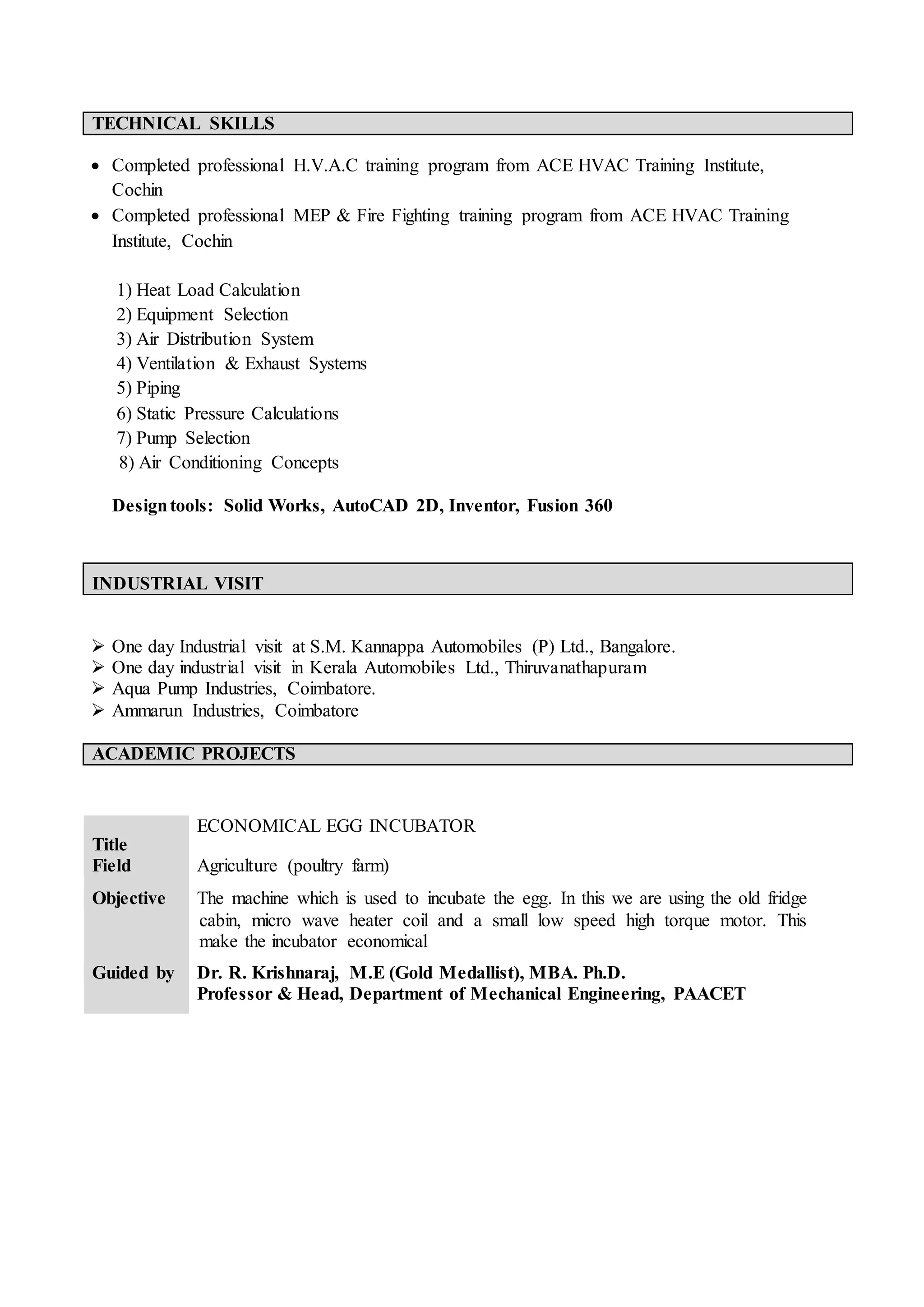 nitheesh cv dubizzle | PDF