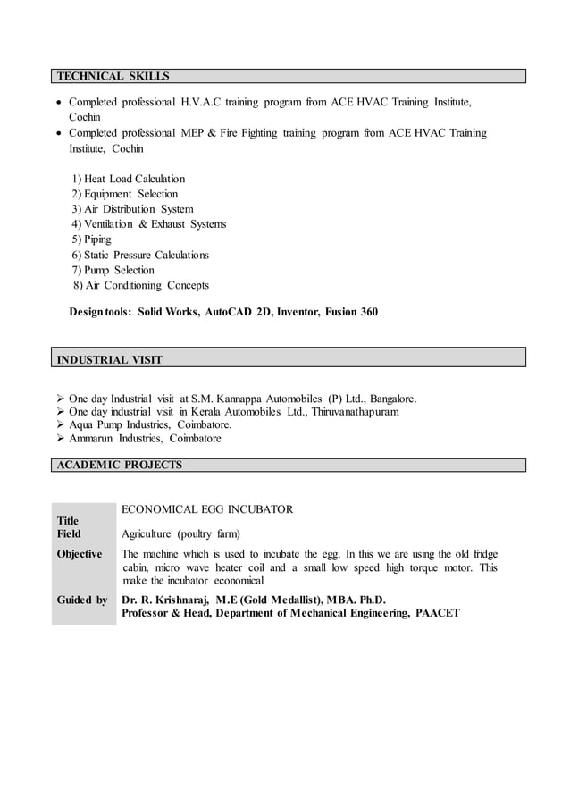 nitheesh cv dubizzle | PDF