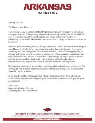 blair recommendation 1 | PDF