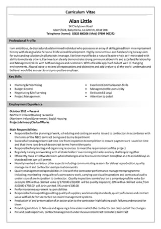 - Alan Little - CV V2 | PDF