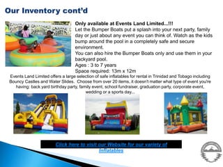 Events Land Limited Introduction Presentation 2015-2016 - General | PPTX
