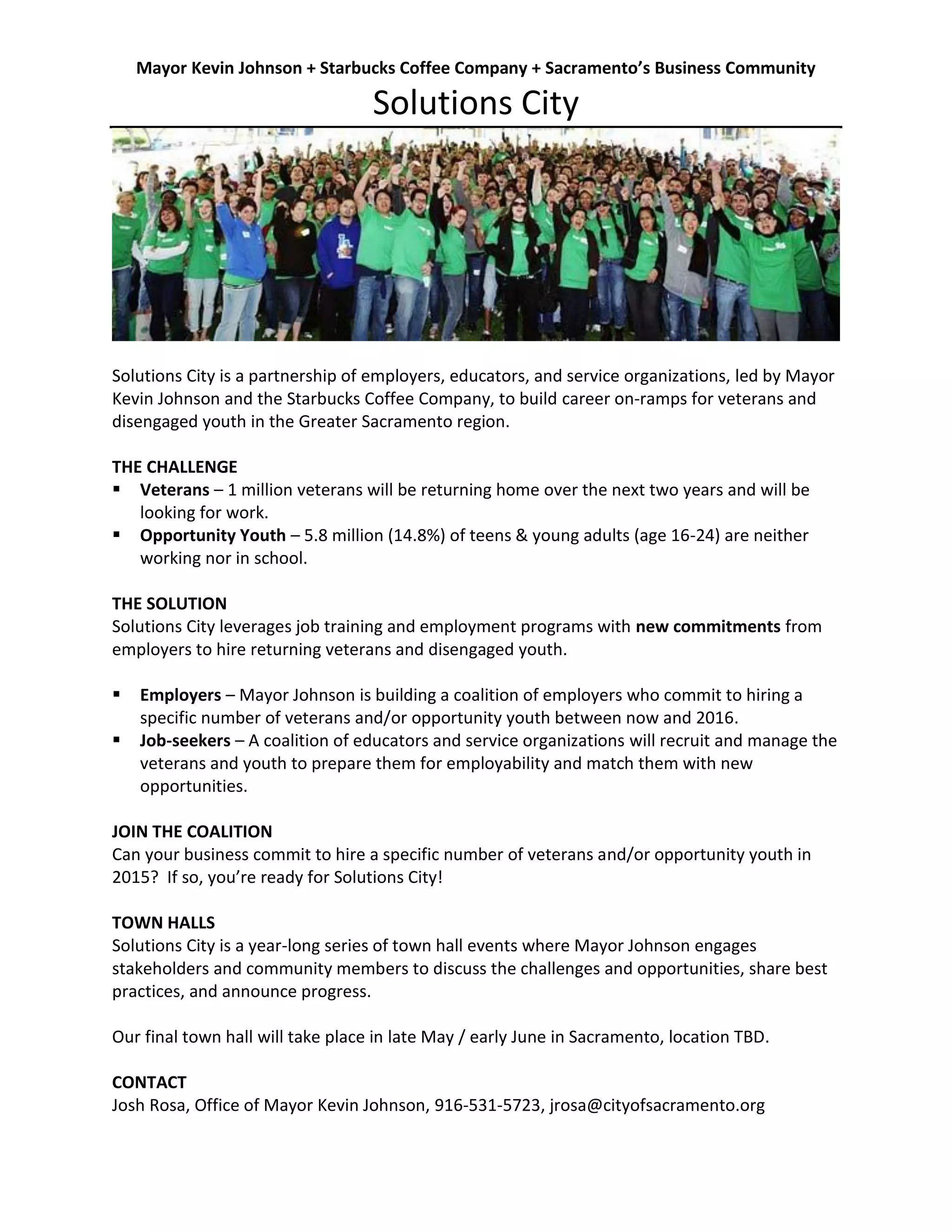 Solutions City - Overview for Employers | PDF