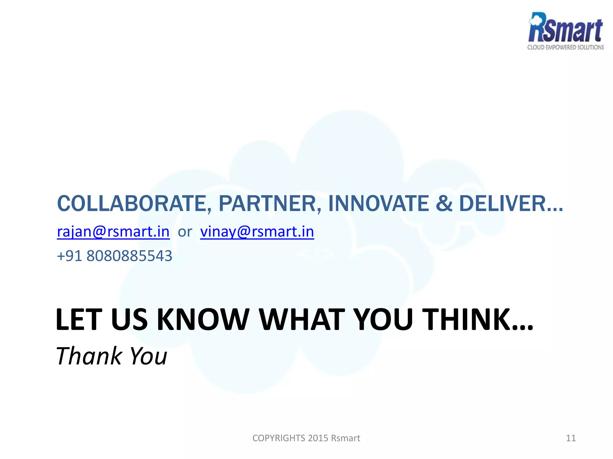 Rsmart Corporate Overview_LinkedIn | PPT