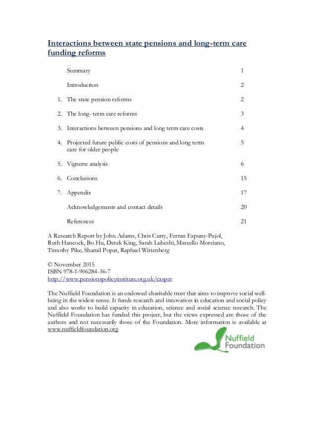 20151103 CASPeR An Overview Report