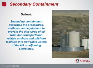 EGCR 2015 Secondary Containment | PPTX