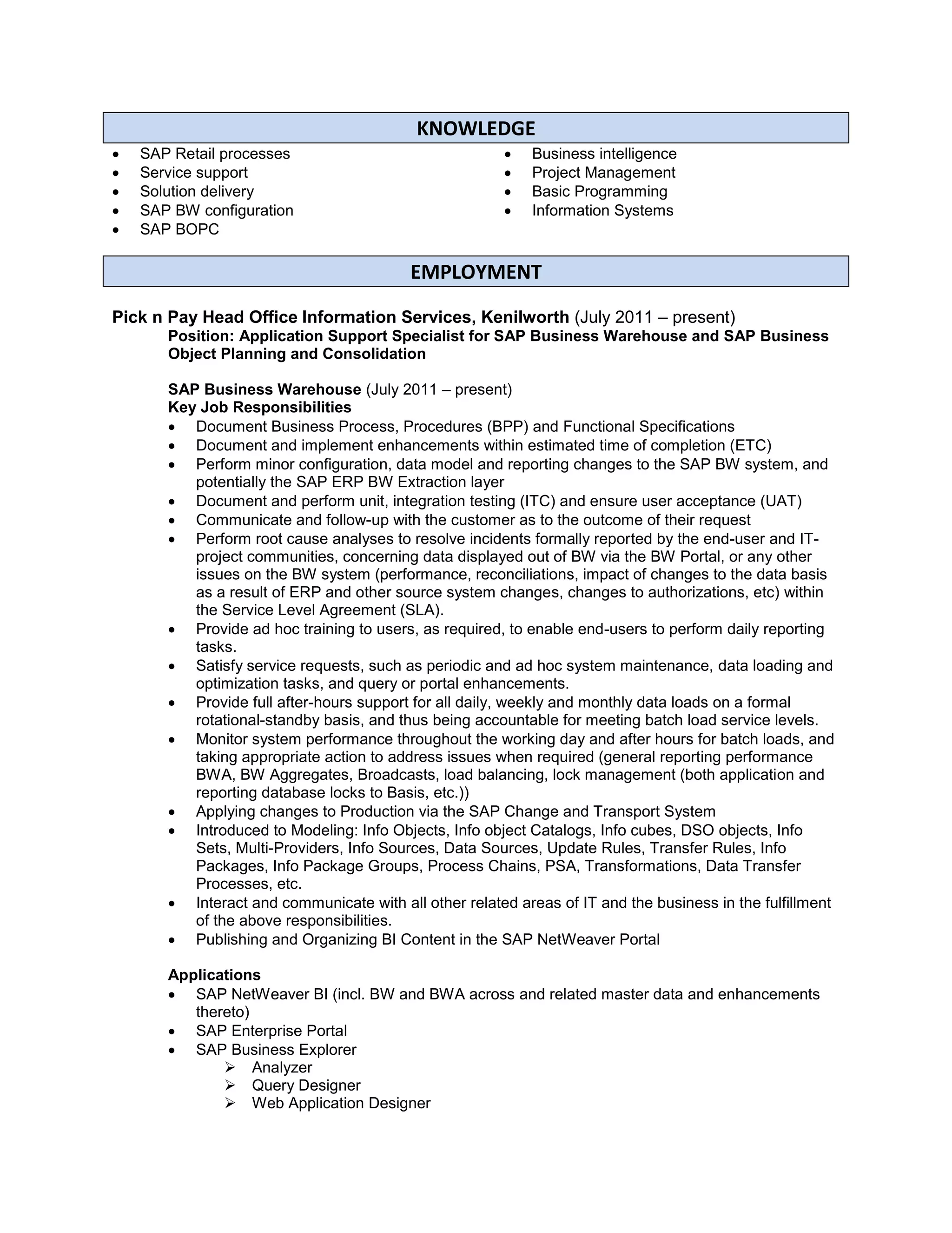 Resume of Stacy Lauren Hendricks | PDF