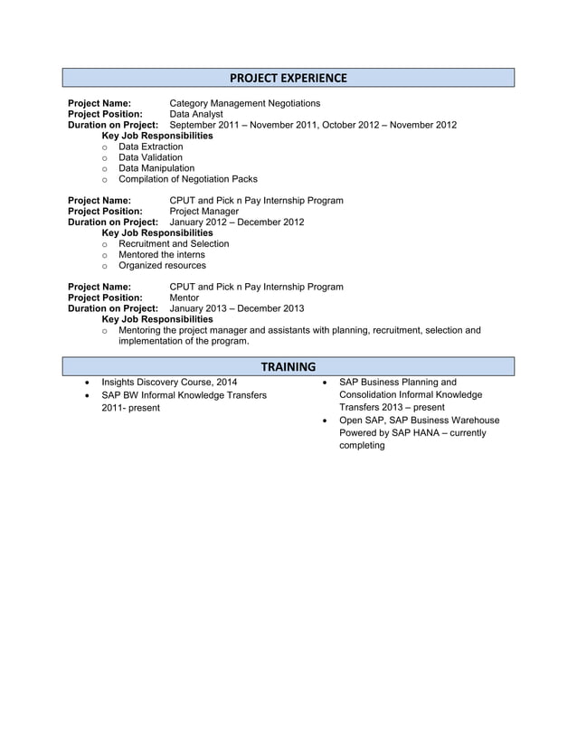 Resume of Stacy Lauren Hendricks | PDF