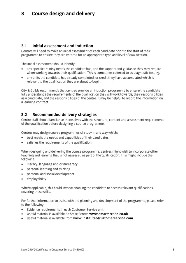 4430-02_L2_Certificate_Qualification_handbook_v2_1 | PDF | Vocational ...