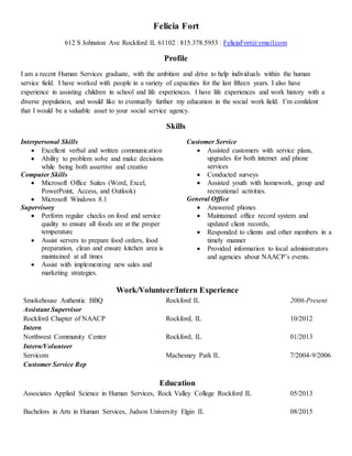 Felicia Fort final resume | DOCX
