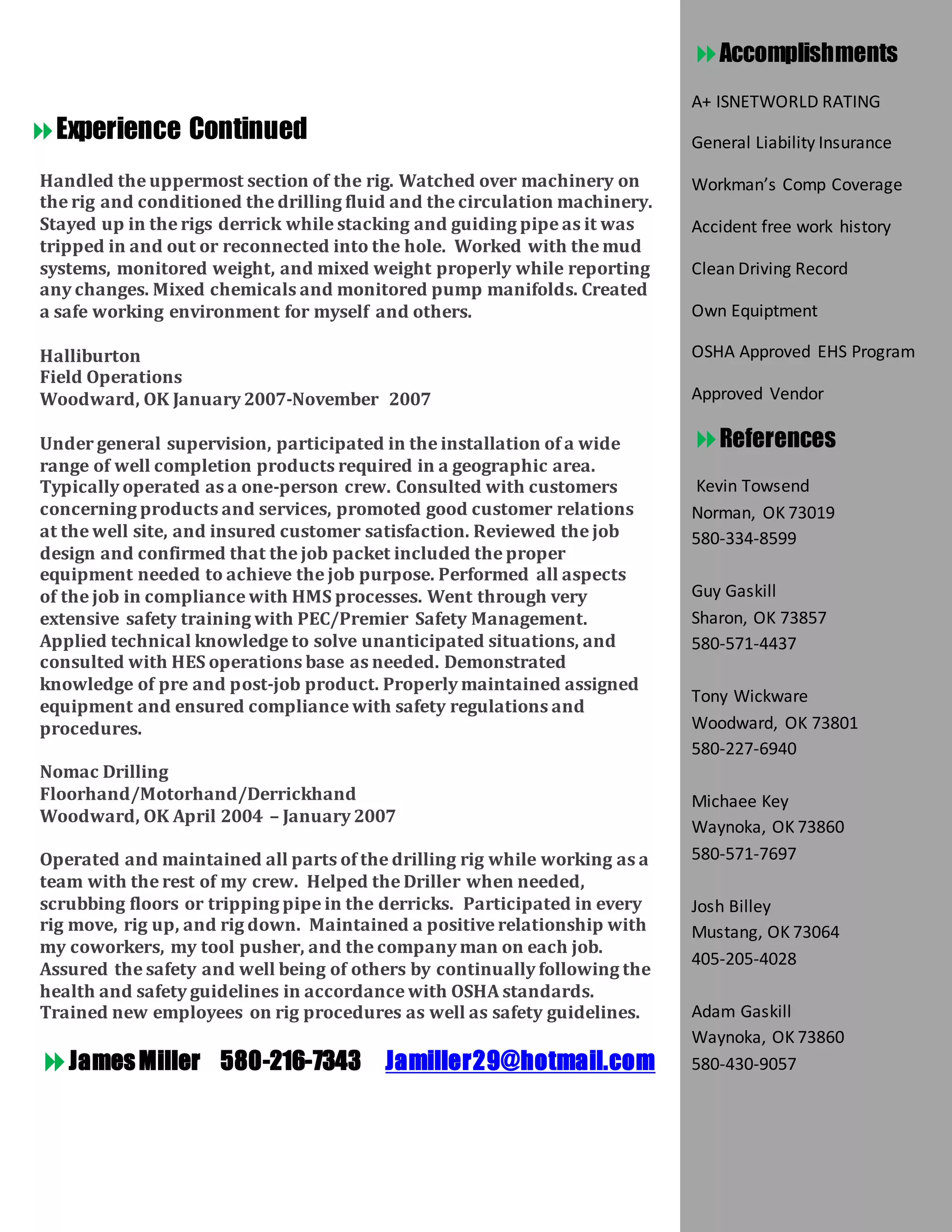 James Resume 2016 | PDF