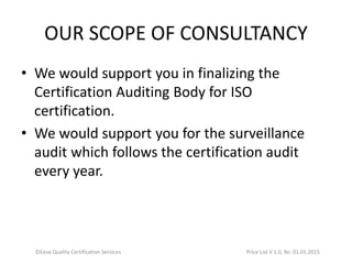 ISO Implementation Road Map | PPSX