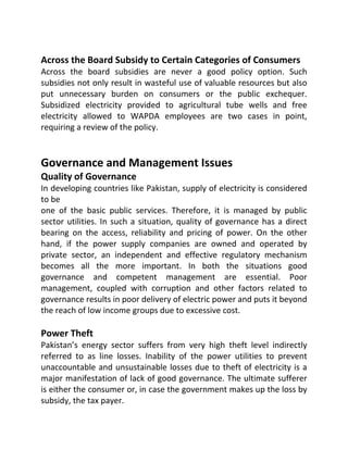 Overview of Pakistan Power Sector | PDF | Gas and Electric | Home Utilities