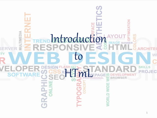 WEB PAGE DESIGN USING HTML | PPT