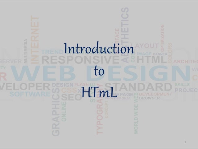 WEB PAGE DESIGN USING HTML