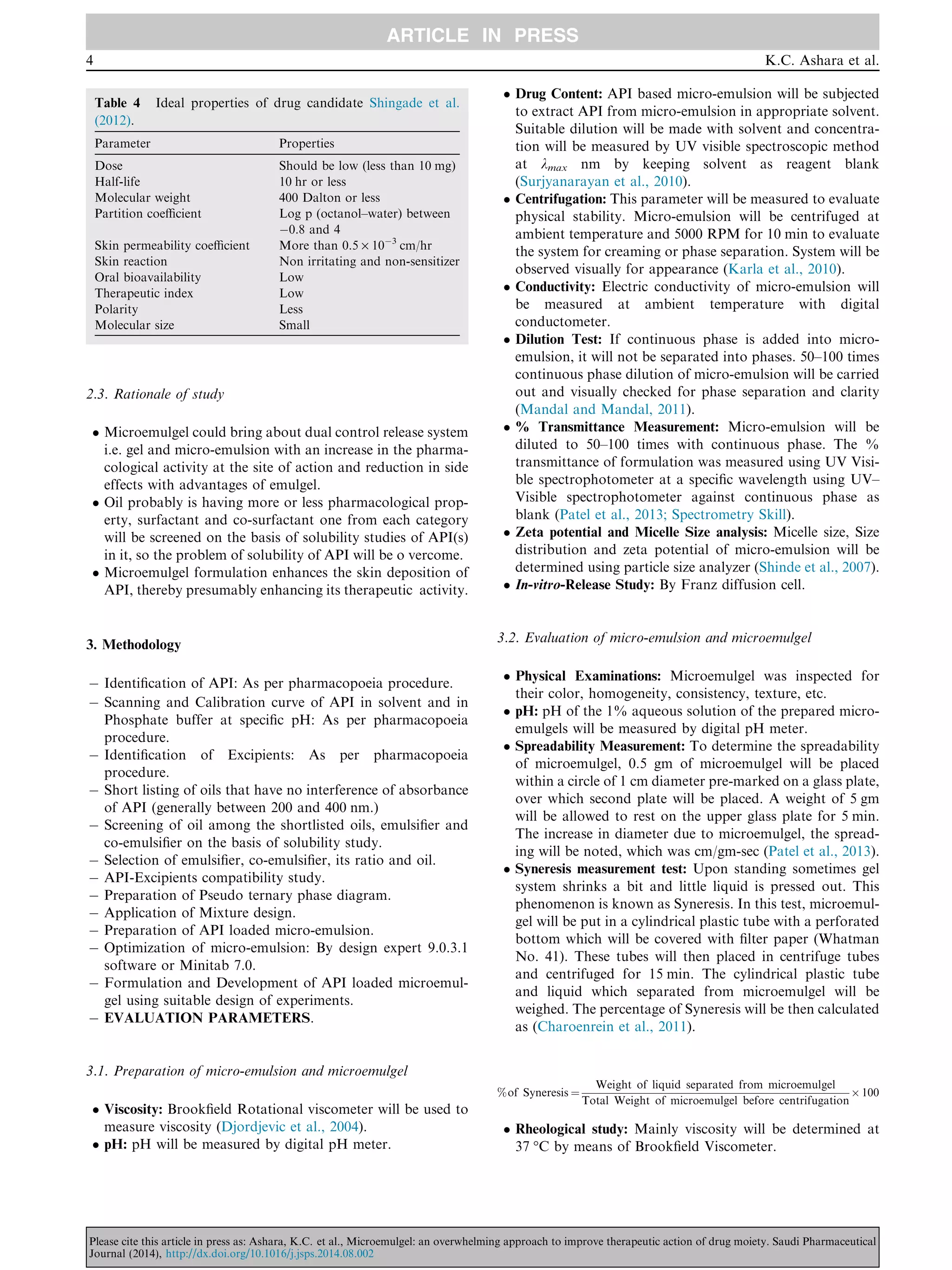 Microemulgel Article | PDF