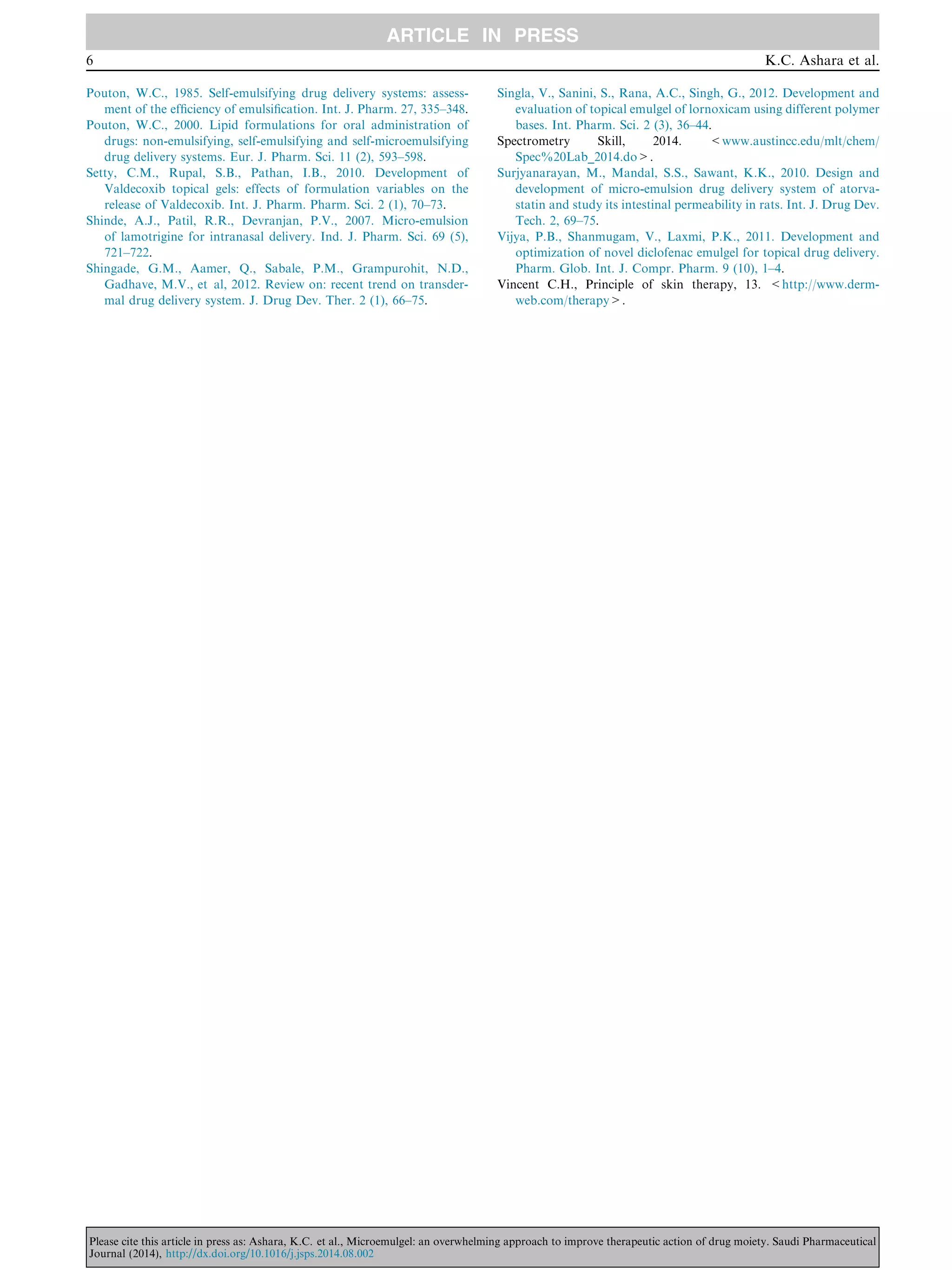 Microemulgel Article | PDF