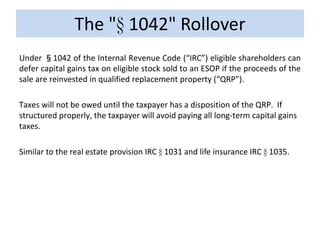 HORNER - Section 1042 | PPT