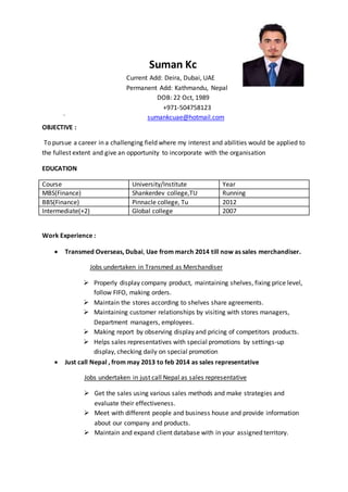 cv suman | PDF