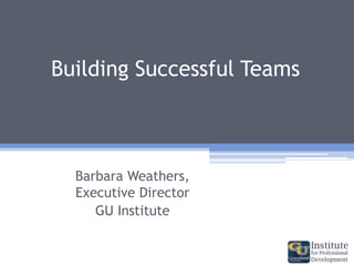 building successful teams | PPT