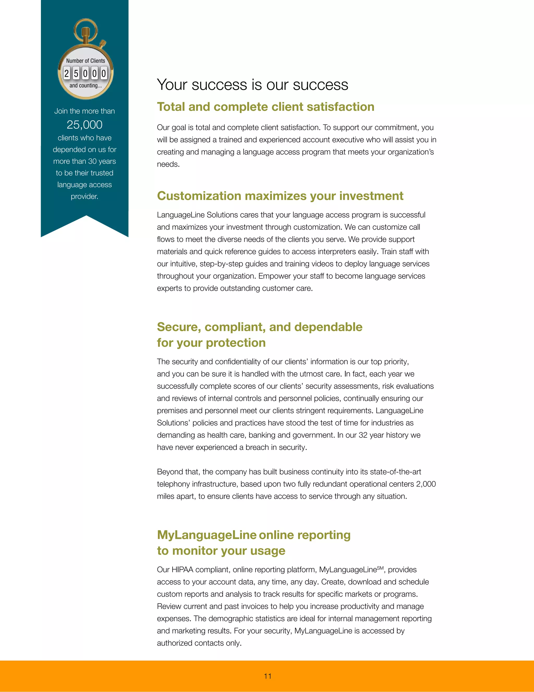 LanguageLine Solutions Enterprise Brochure | PDF