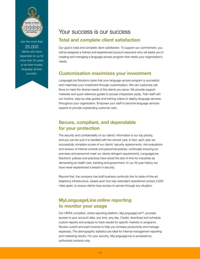 LanguageLine Solutions Enterprise Brochure | PDF | Business | Business ...