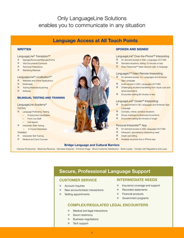 LanguageLine Solutions Enterprise Brochure | PDF | Business | Business ...
