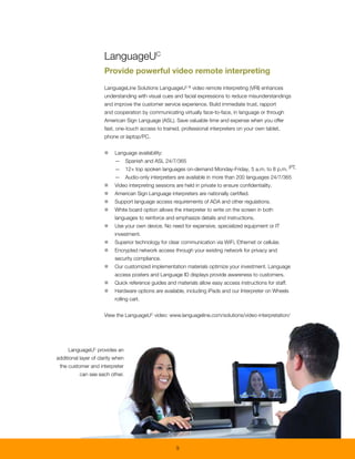 LanguageLine Solutions Enterprise Brochure | PDF | Business | Business ...