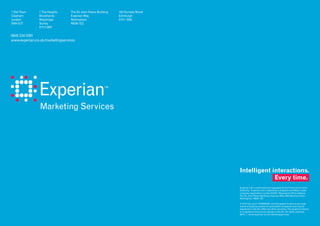 CCM Experian-marketing-suite | PPT