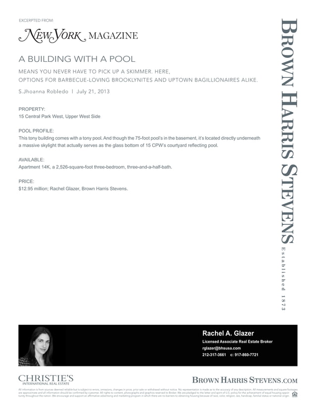 nymag_07212013_glazer | PDF | Real Estate Industry | Industries