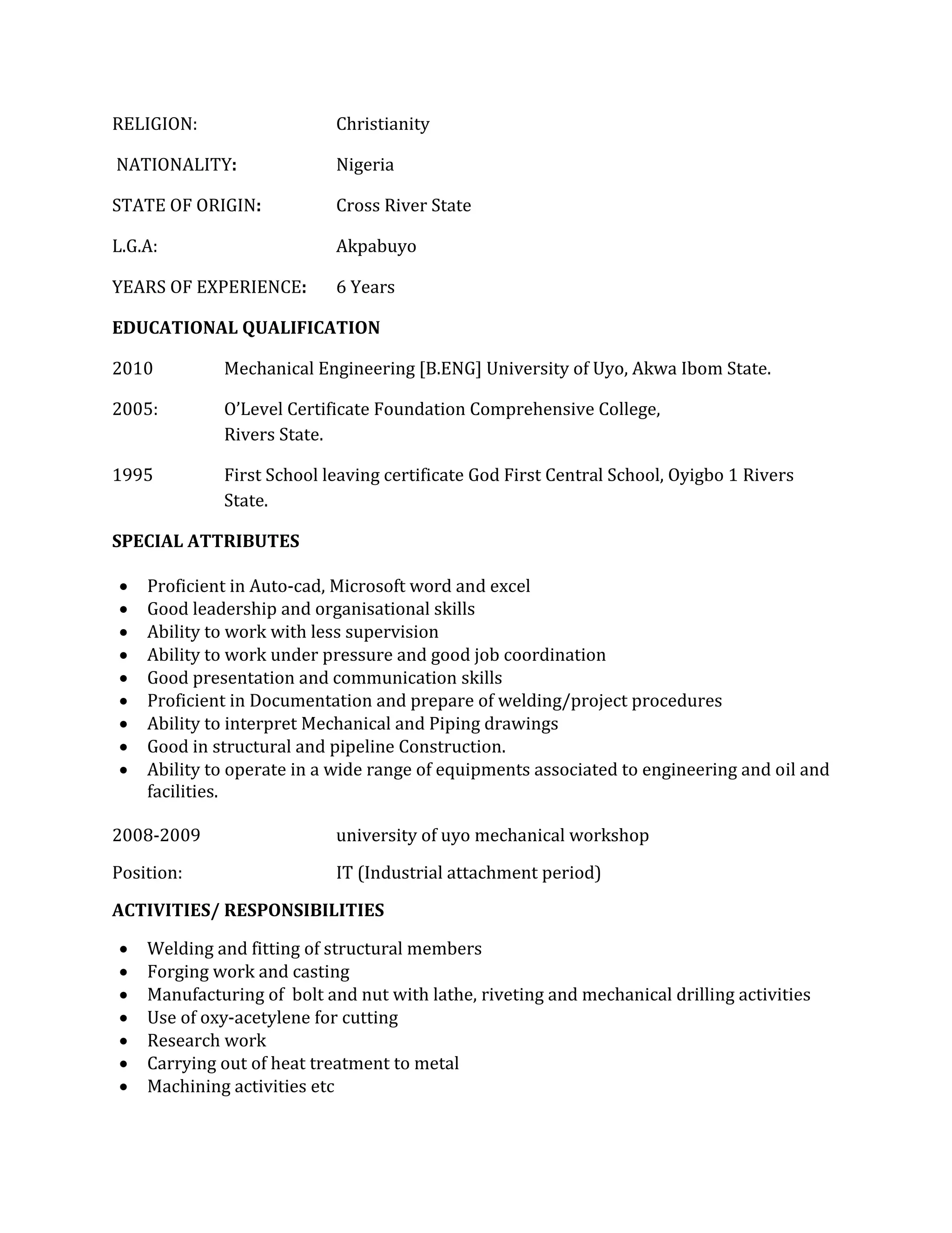 GABRIEL ANTHONY EDEM cv | PDF GABRIEL ANTHONY EDEM cv | PDF