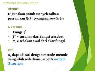 Bisection-Newton-Secant | PDF