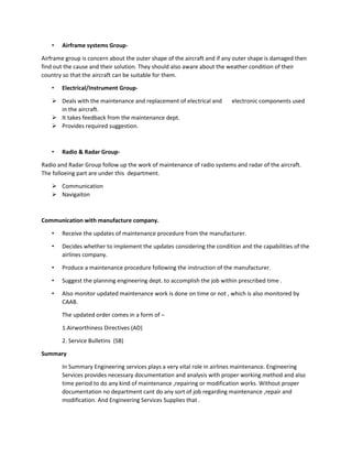 Report on Engineering Services | PDF | Civil Engineering Industry ...