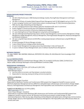 Geremina Resume 0616 | PDF