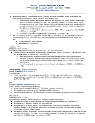 Geremina Resume 0616 | PDF