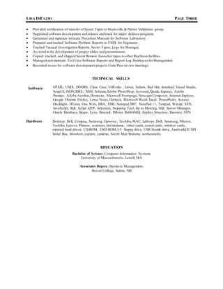 Lisa_DiFazio_SQA_Resume | PDF
