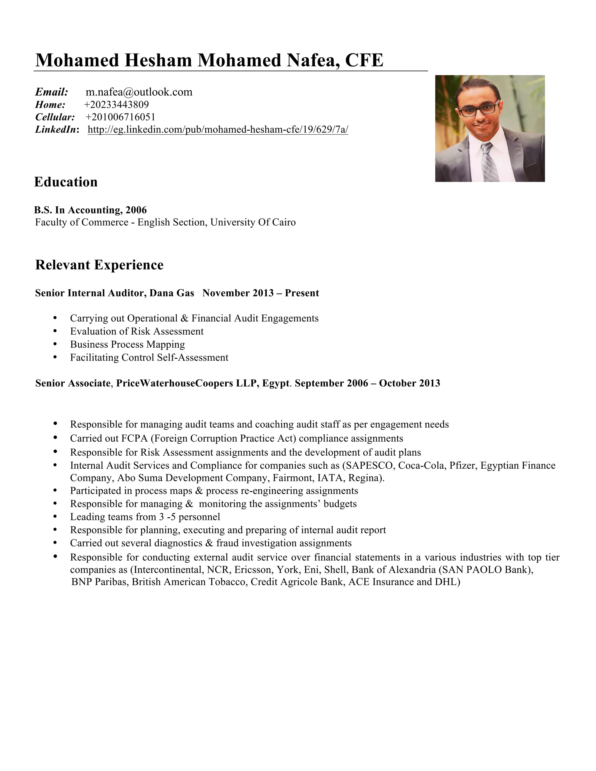 Mohamed Hesham CV | PDF